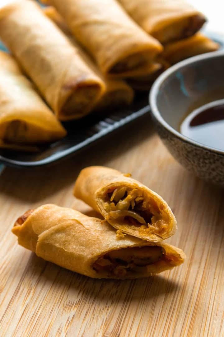 Vegetarische Loempia's uit China - Koken Met Maarten